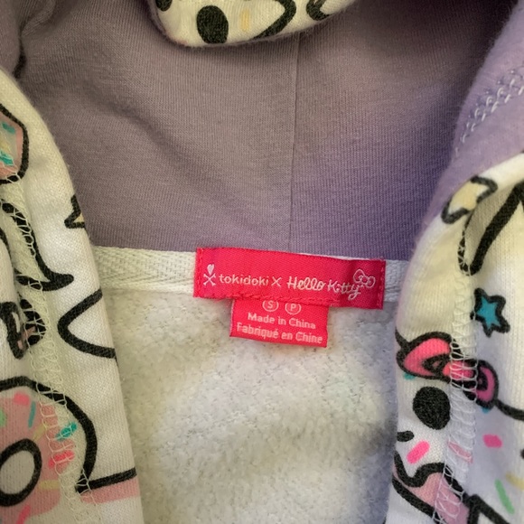 tokidoki | Tops | Tokidoki X Hello Kitty Colab Zip Up Hoodie | Poshmark